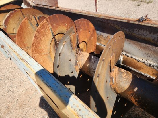 Sand Screw - EAGLE Iron Works 36” diameter x 25’ long Single Spiral ...