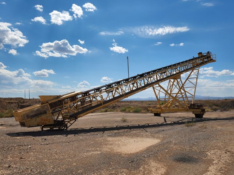 Radial Stacker - 24” wide x 100’ long Fixed Height Radial Conveyor ...