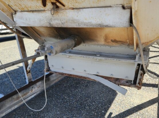 (4) - FOUR BIN COLD FEED HOPPERS - 8 1/2’ x 8’ hoppers with clam gate ...