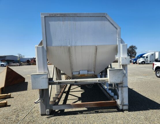 (4) - FOUR BIN COLD FEED HOPPERS - 8 1/2’ x 8’ hoppers with clam gate ...